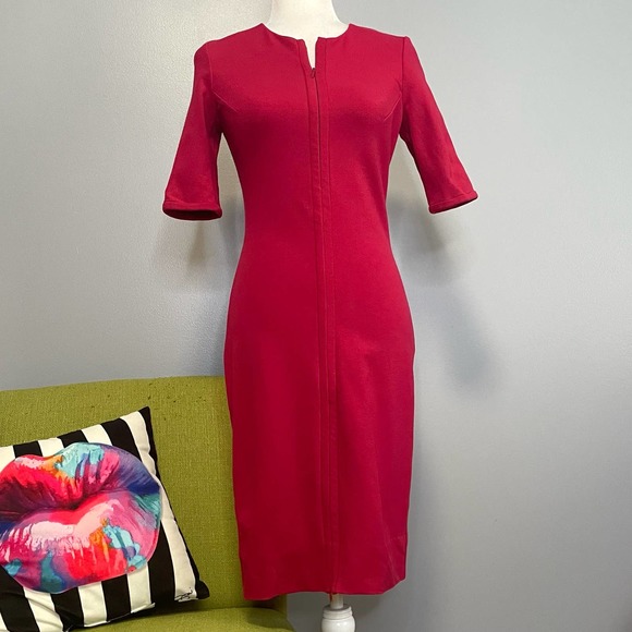 Diane Von Furstenberg | Dresses | Diane Von Furstenberg Dvf Saturn Red ...